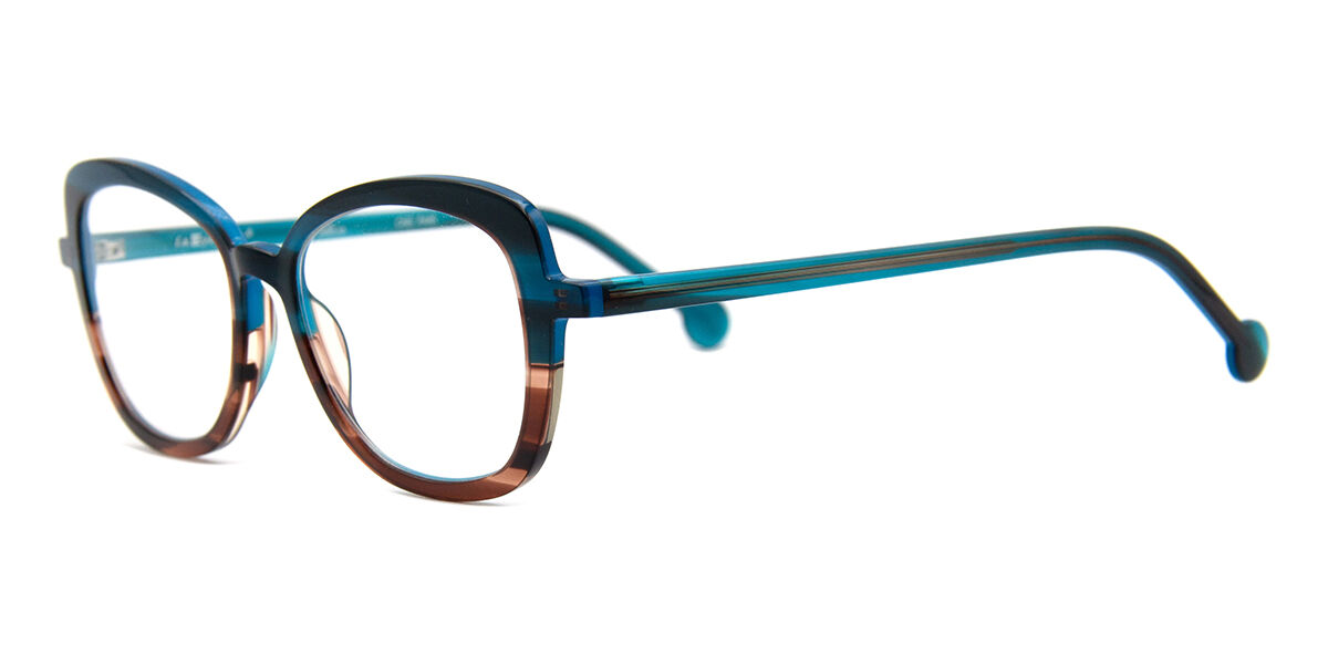 LA Eyeworks Wren 992 Cat Eye Brown Blue Tortoise Frame Eyeglasses ...