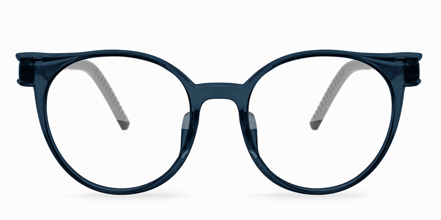 Cosee C-001 TIMES Shield 04 Blue-Light Block Oval Transparent Dark Blue ...