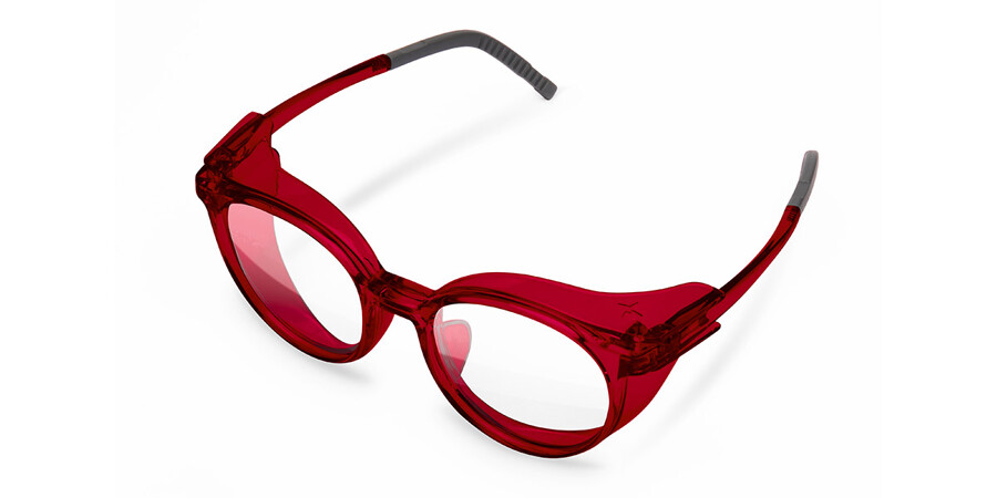 Cosee C-001 TIMES Shield 08 Blue-Light Block Oval Transparent Burgundy ...