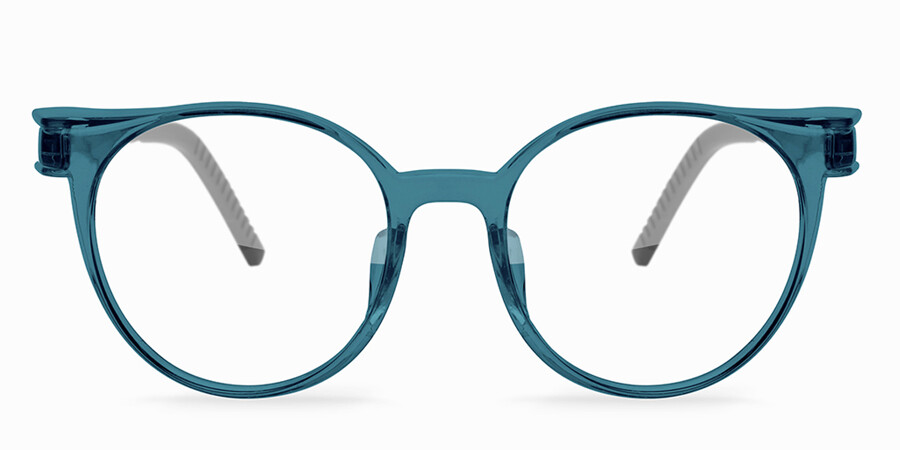 Cosee C-001 TIMES Shield 10 Blue-Light Block Oval Transparent Teal Blue ...