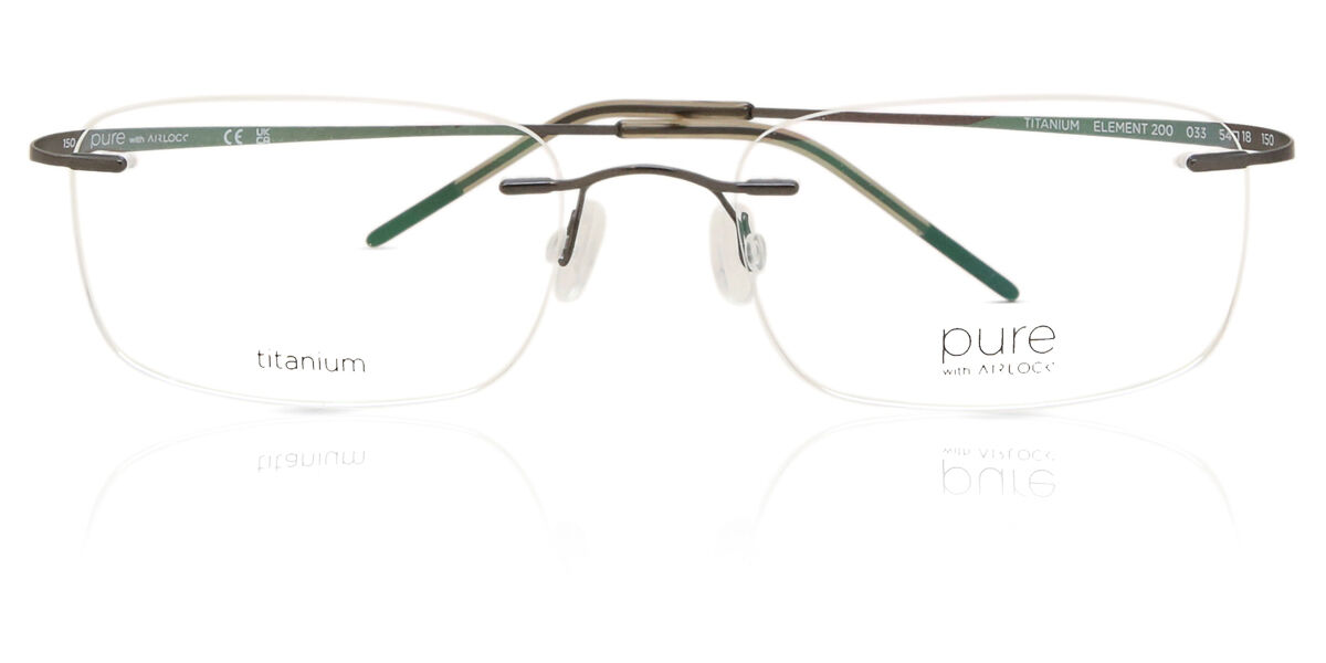 Pure AIRLOCK ELEMENT 200 033 Glasses Gunmetal | SmartBuyGlasses UK