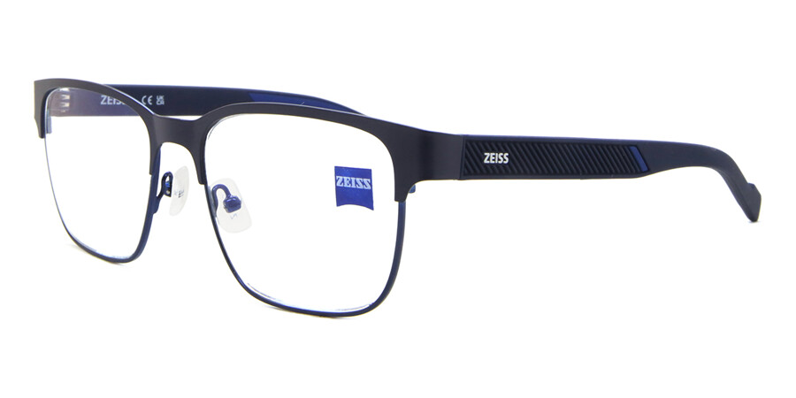 Zeiss ZS22403 401 Square Matte Blue Eyeglasses | SmartBuyGlasses US