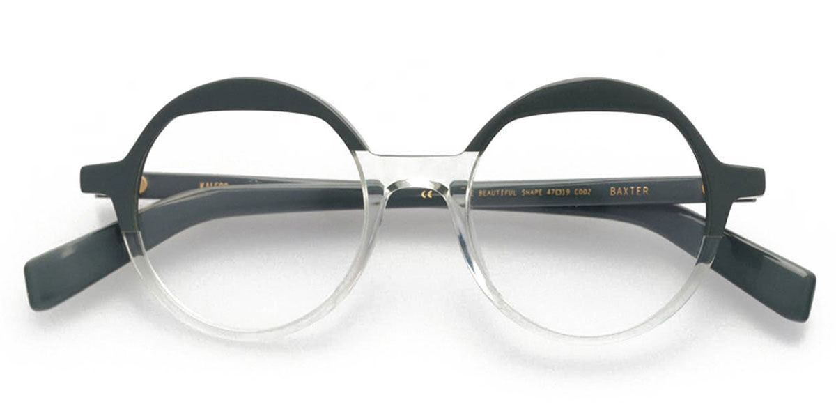 Kaleos Baxter C2 Glasses Green on Clear | VisionDirect Australia