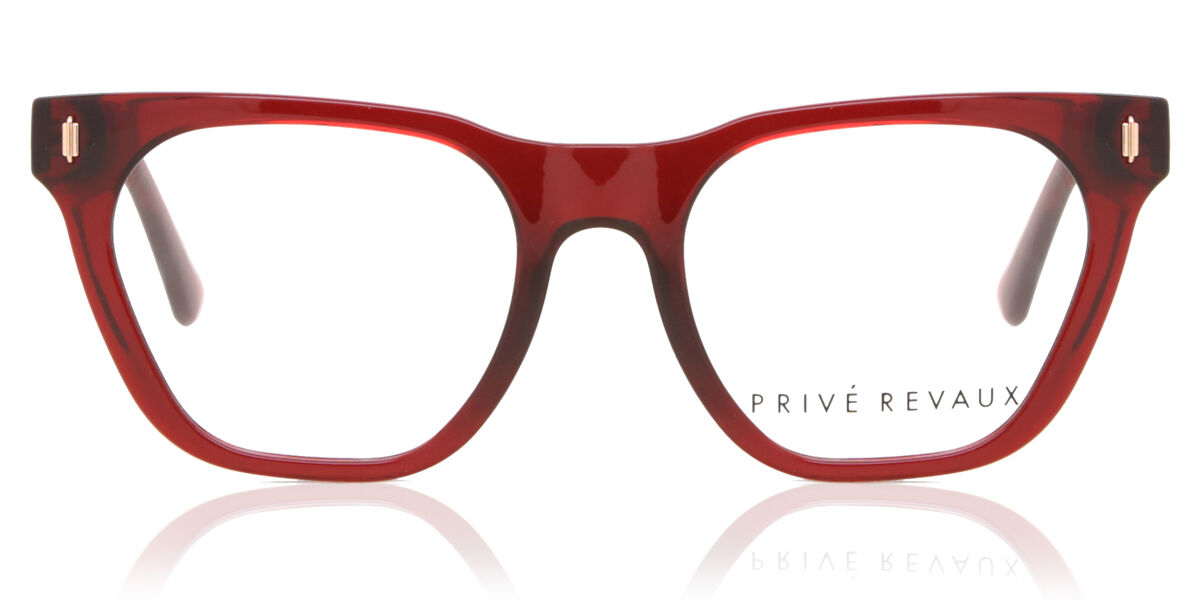 Privé Revaux CORAL WAY Blue-Light Block LHF Cat Eye Frosted Burgundy ...