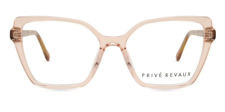 Privé Revaux CORAL REEF H4V Cat Eye Transparent Pink Eyeglasses ...