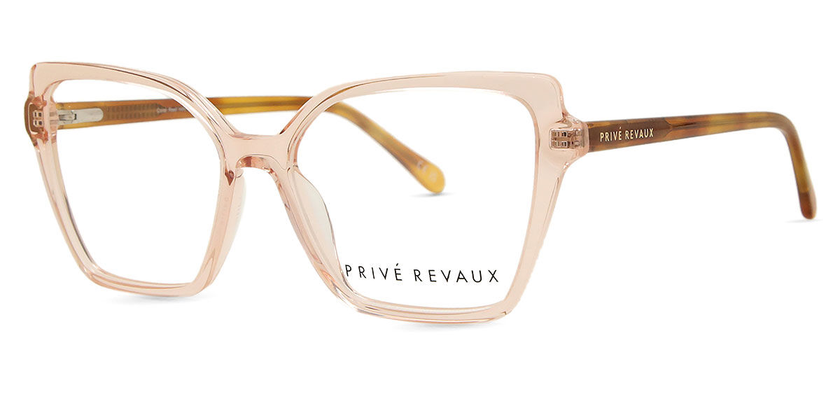 Privé Revaux CORAL REEF H4V Cat Eye Transparent Pink Eyeglasses ...