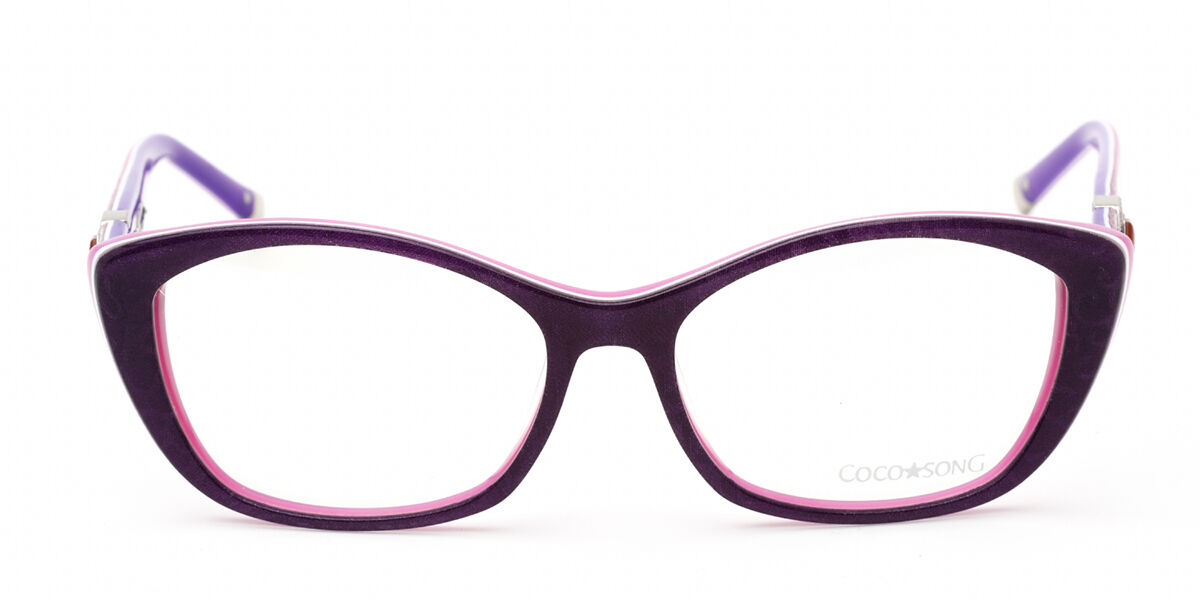 Coco Song Roll Dream CV089 C3 Glasses Purple Violet | VisionDirect ...