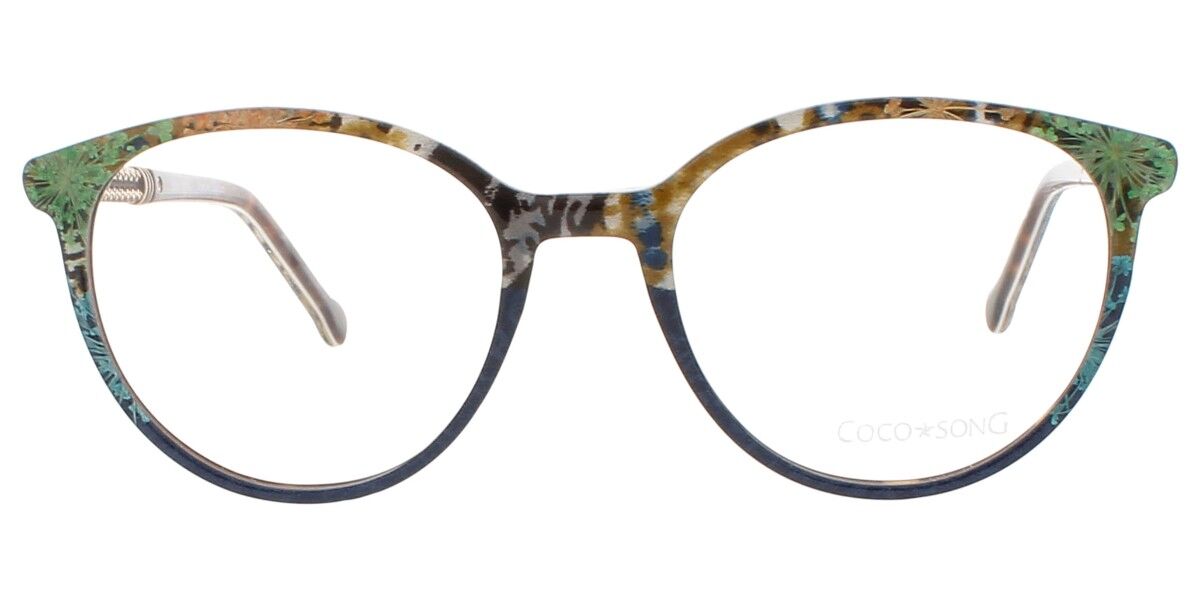 Coco Song Formentera Beach CV212 C03 Oval Pattern Black Brown Green ...