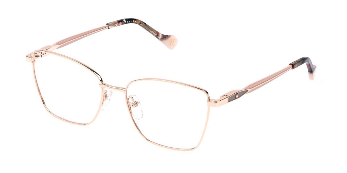 Yalea VYA213 YOKO 08FC Cat Eye Copper Gold Frame Eyeglasses ...