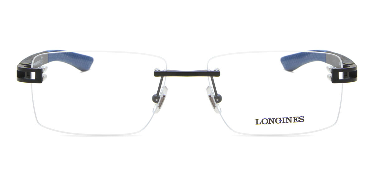 Longines LG5006-H 002 Eyeglasses in Matte Black | SmartBuyGlasses USA