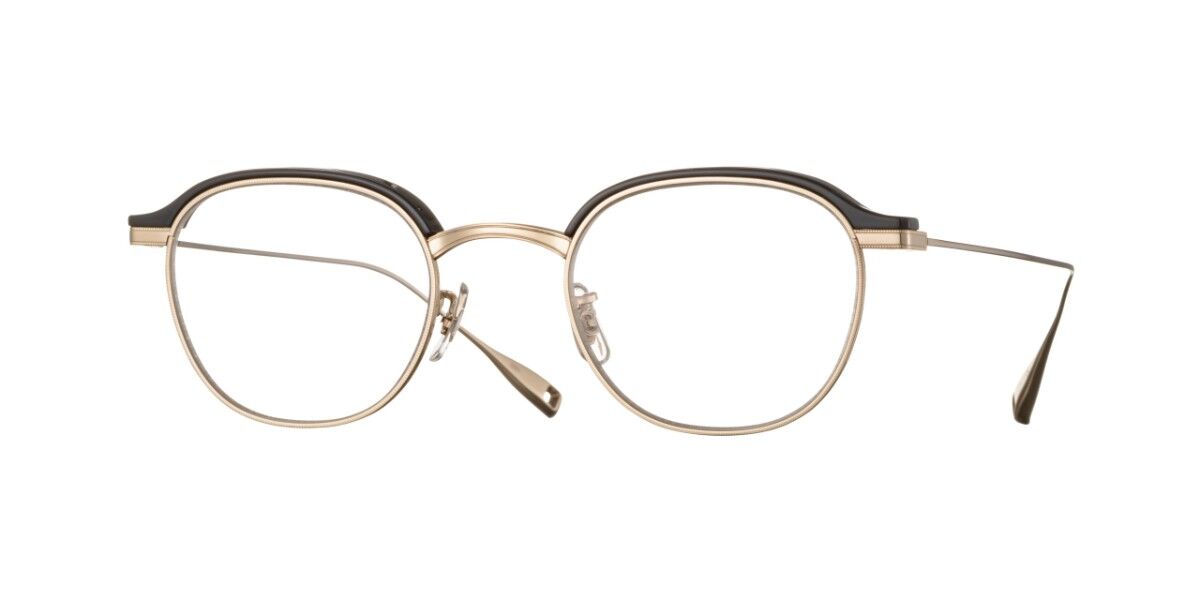 Eyevan Blanks BK/G Glasses Gold Top Black | VisionDirect Australia
