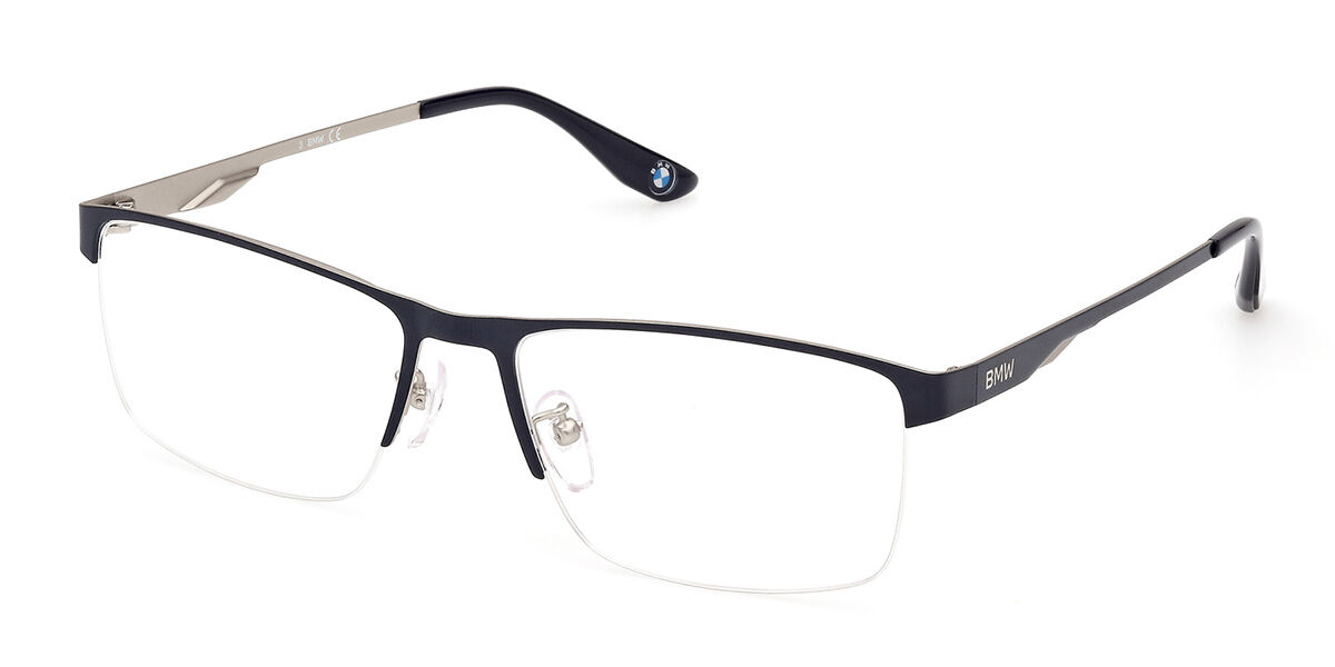BMW BW5065-H 091 Eyeglasses in Matte Blue | SmartBuyGlasses USA