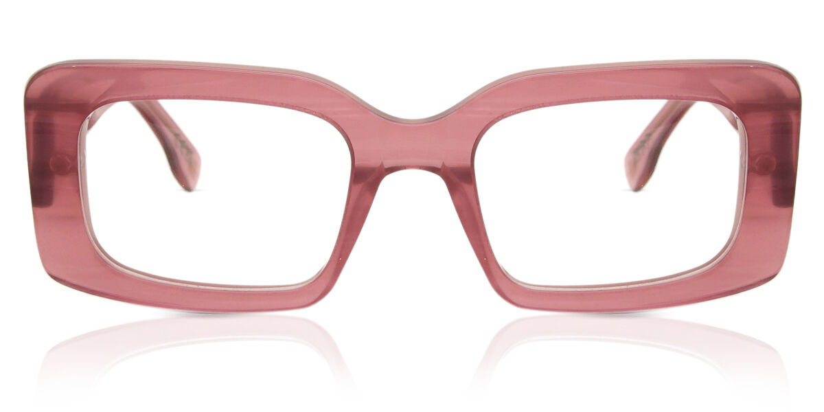 Agent Provocateur Ronnda Pink Pearl Eyeglasses in Transparent Pink ...