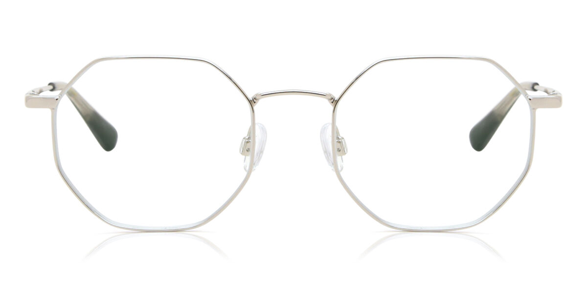 Messy Weekend LIAM OPTICS with Blue-Light Block Silver Eyeglasses in ...