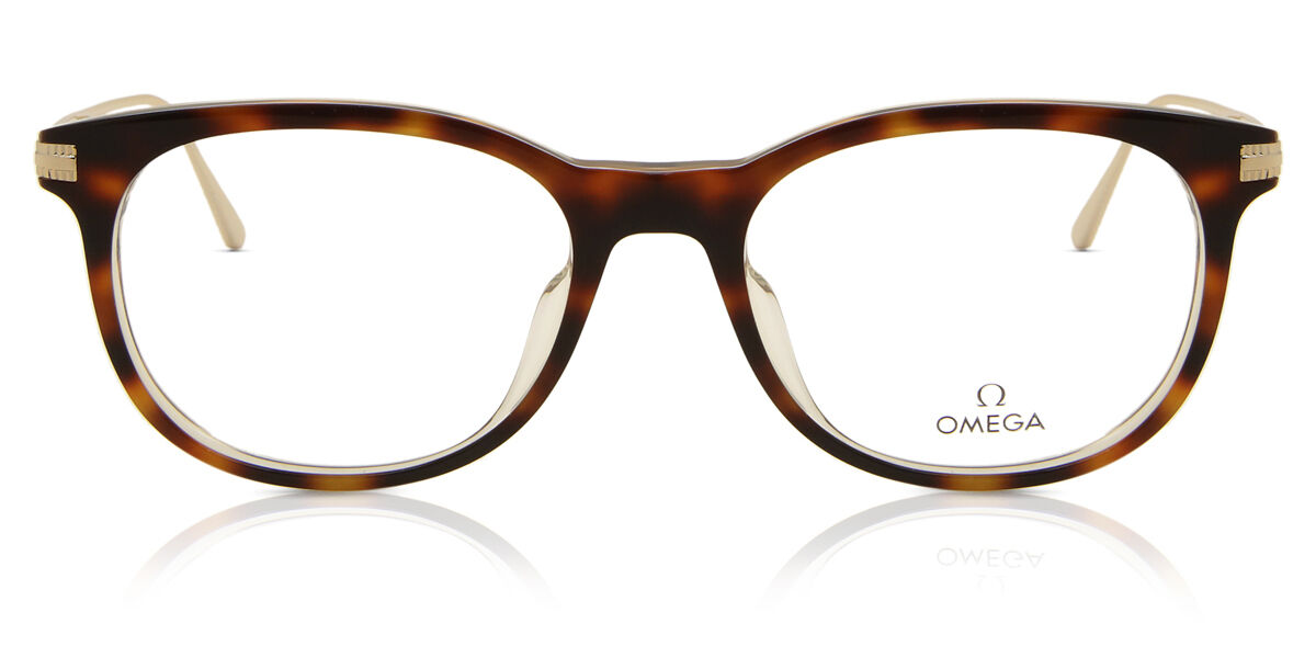 Omega OM5013 056 Eyeglasses in Dark Tortoise On Clear | SmartBuyGlasses USA