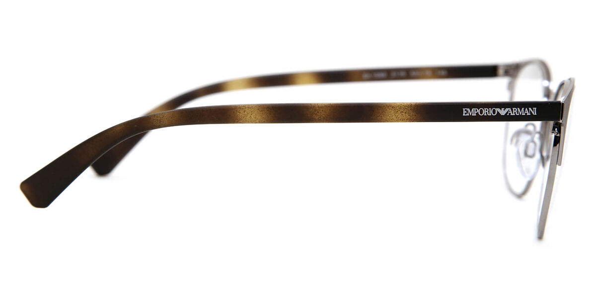 Emporio Armani EA1059 3179 Oval Matte Brown/Gunmetal Eyeglasses ...