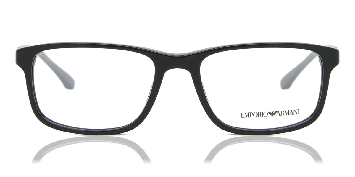 Emporio Armani EA3098 5378 Eyeglasses in Glossy Black | SmartBuyGlasses USA