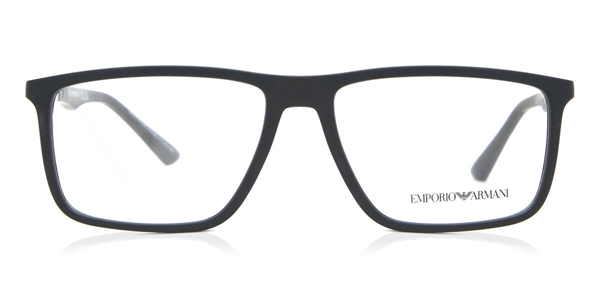 Emporio Armani EA3221 5001 Glasses Matte Black | VisionDirect Australia