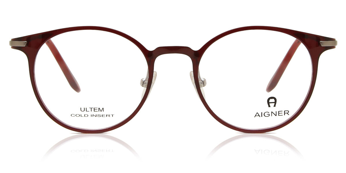 Aigner 30549 00300 Glasses Transparent Burgundy | VisionDirect Australia
