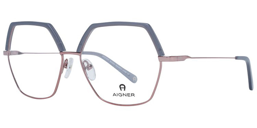 Aigner 30572 00980 Eyeglasses in Rose Gold Top Dark Grey ...
