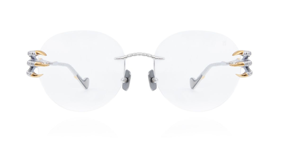 Anna-Karin Karlsson CLAW OPTICAL - PANTO White Gold glasses | Buy online now | Vision Direct AU