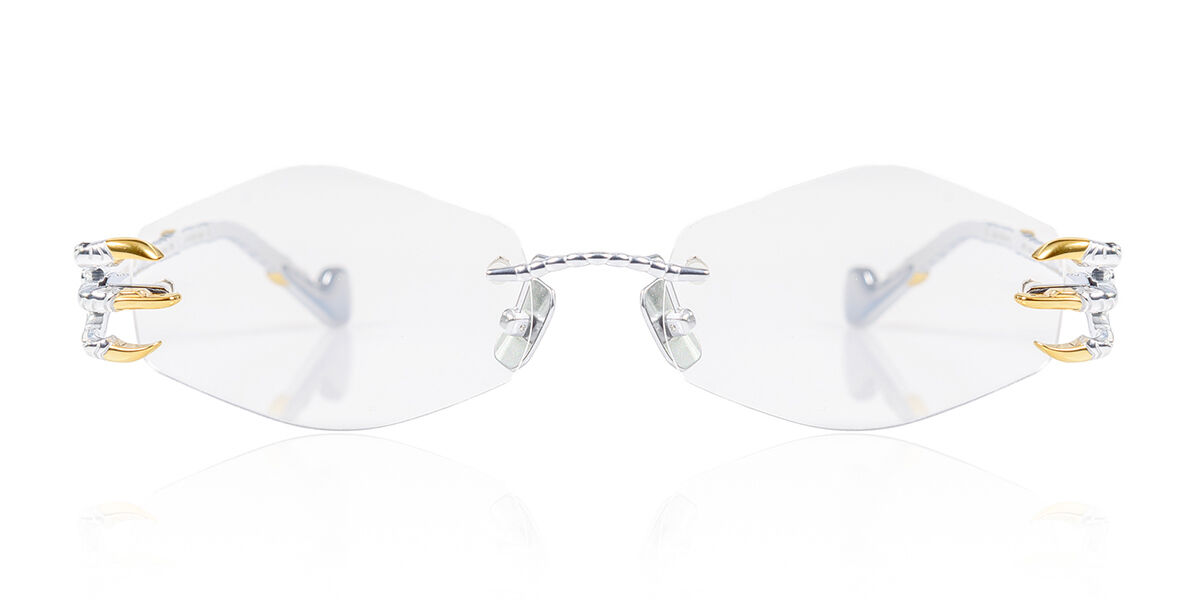 Anna-Karin Karlsson CLAW OPTICAL - TRIANGLE White Gold Eyeglasses in ...