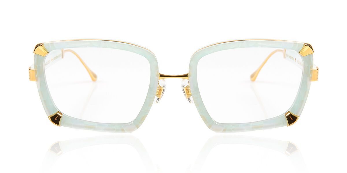Anna-Karin Karlsson SILVER MOON Opal Eyeglasses in Transparent Opal ...