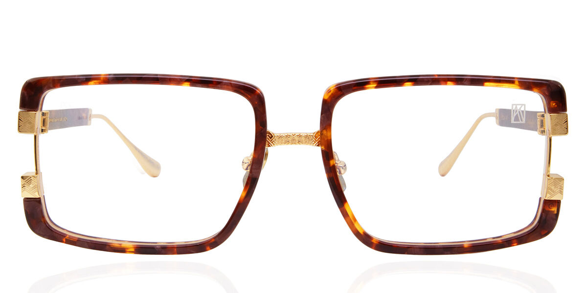 Anna-Karin Karlsson TOO HANDSOME Amber Tortoise Eyeglasses in Amber ...