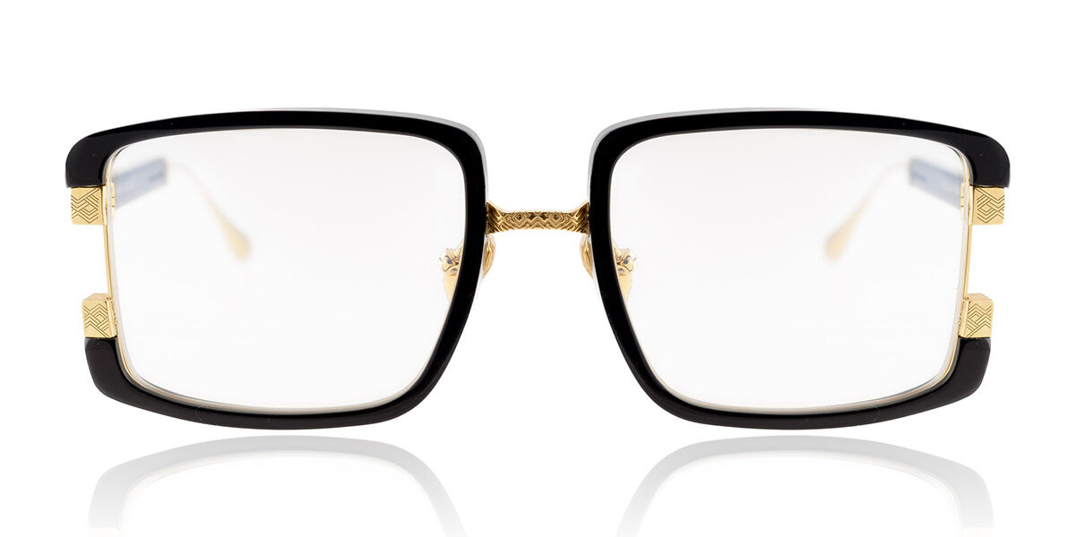 Anna-Karin Karlsson TOO HANDSOME Black Gold Eyeglasses in Black/Gold ...