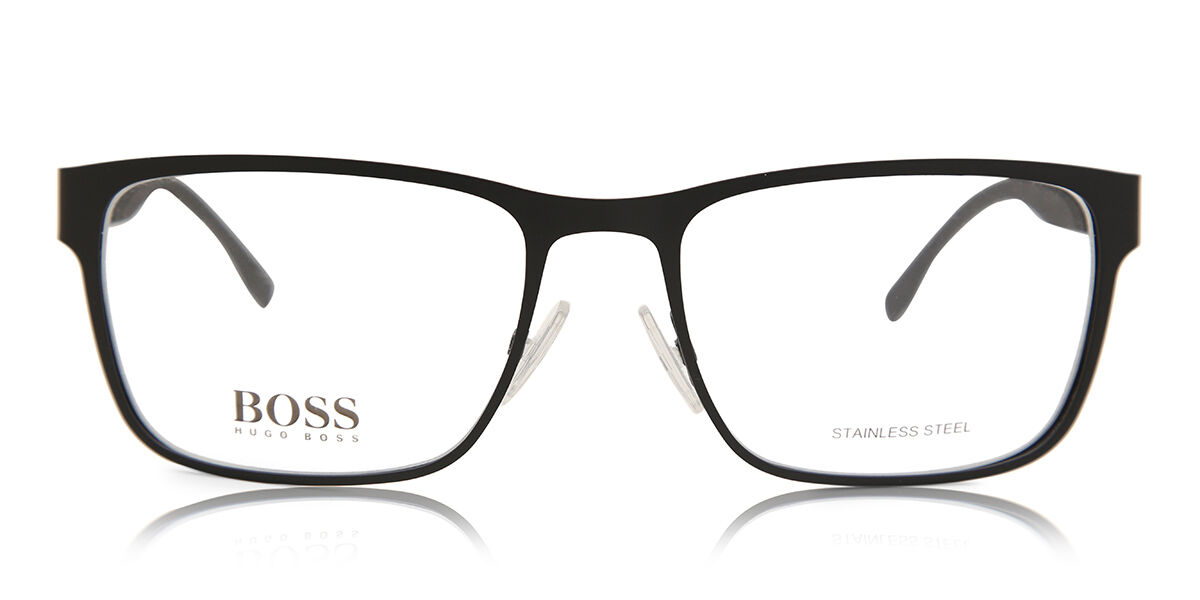 Boss 0686 HXJ Square Black Frame Eyeglasses | SmartBuyGlasses Singapore