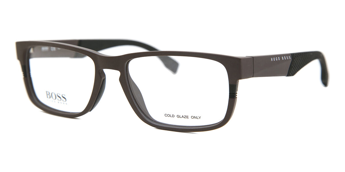 Boss 0917 1XF Eyeglasses in Matte Brown | SmartBuyGlasses USA