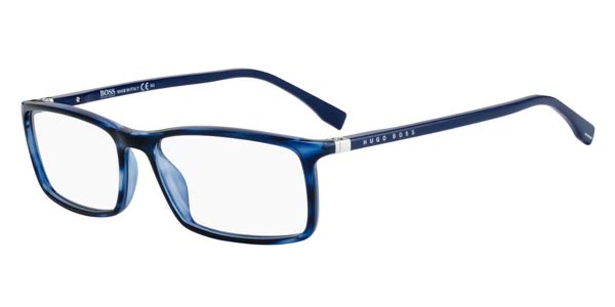 Boss 0680 1N7 Eyeglasses in Blue | SmartBuyGlasses USA