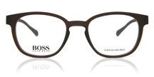 Boss by Hugo Boss BOSS 0871 05A Eyeglasses in Matte Dark Brown ...