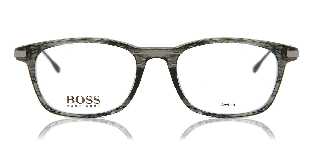 Boss 0989 PZH Eyeglasses in Grey | SmartBuyGlasses USA