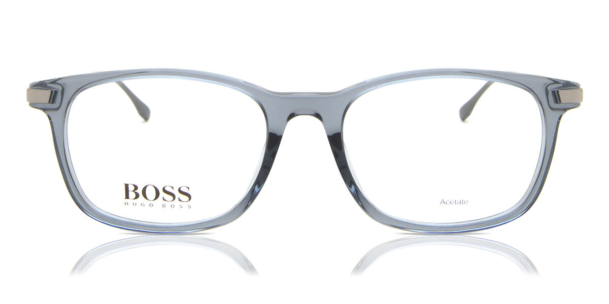 Boss 0989 KB7 Eyeglasses in Transparent Grey | SmartBuyGlasses USA