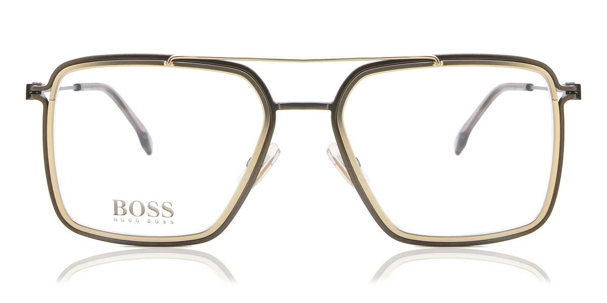Boss by Hugo Boss Boss 1232 2M2 Glasses Black Gold | SmartBuyGlasses UK