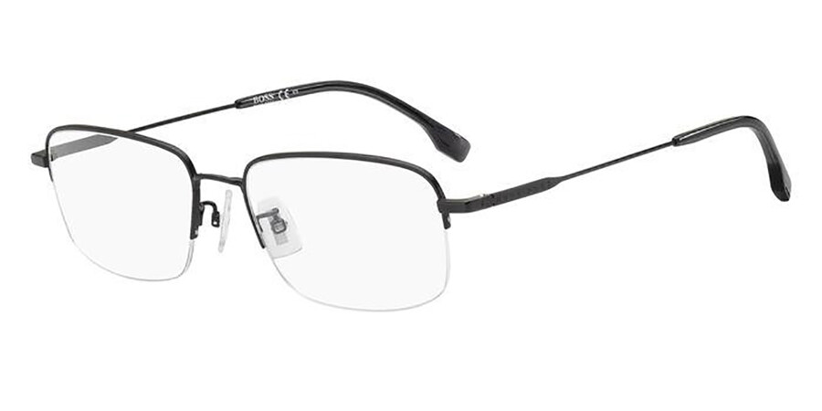 Boss 1289/F Asian Fit 003 Glasses Matte Black | VisionDirect Australia