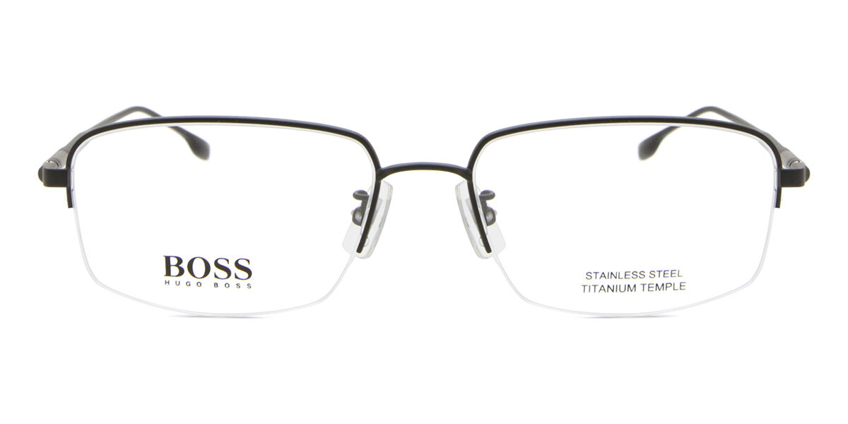 Boss 1298/F Asian Fit 003 メガネ - Matte Black | SmartBuyGlassesジャパン