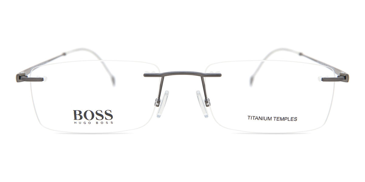Boss by Hugo Boss Boss 1266/B 003 Glasses Black | VisionDirect Australia