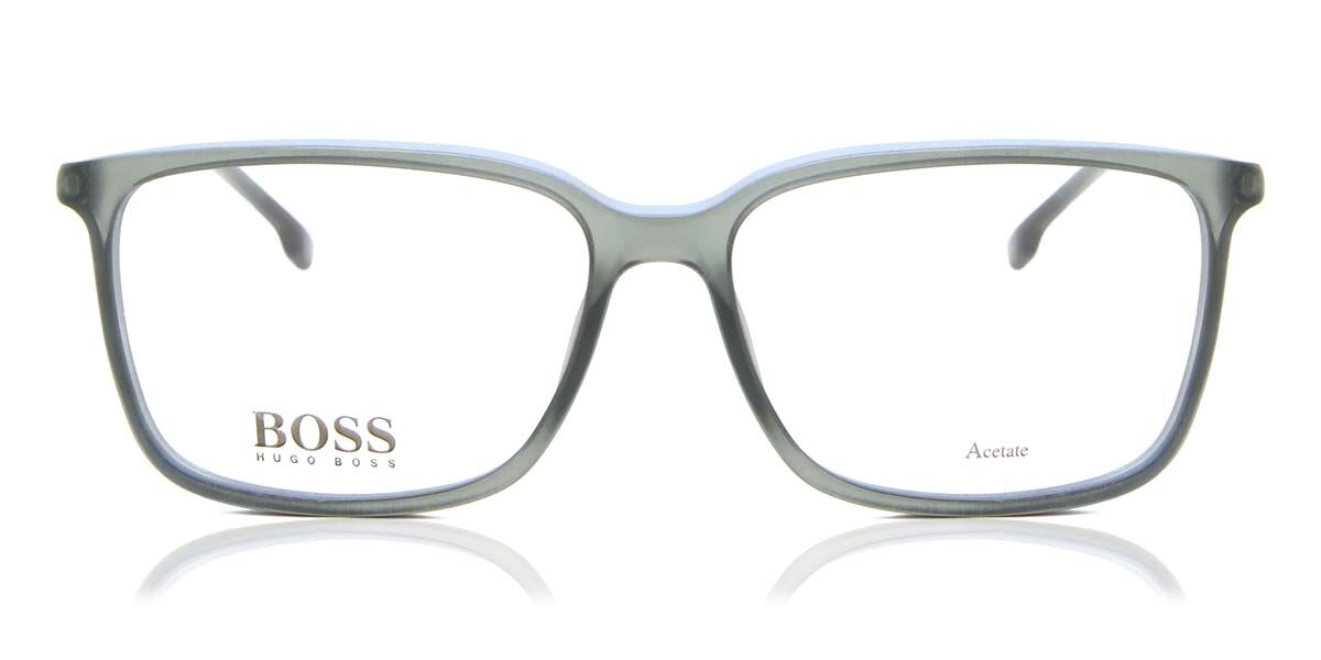 Boss 1185/IT KB7 Glasses Transparent Grey | VisionDirect Australia