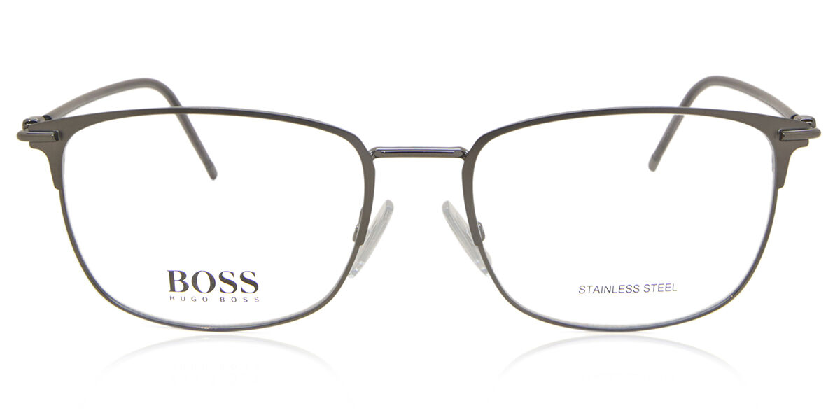 Boss 1373 RZZ Eyeglasses in Dark Ruthenium Grey | SmartBuyGlasses USA