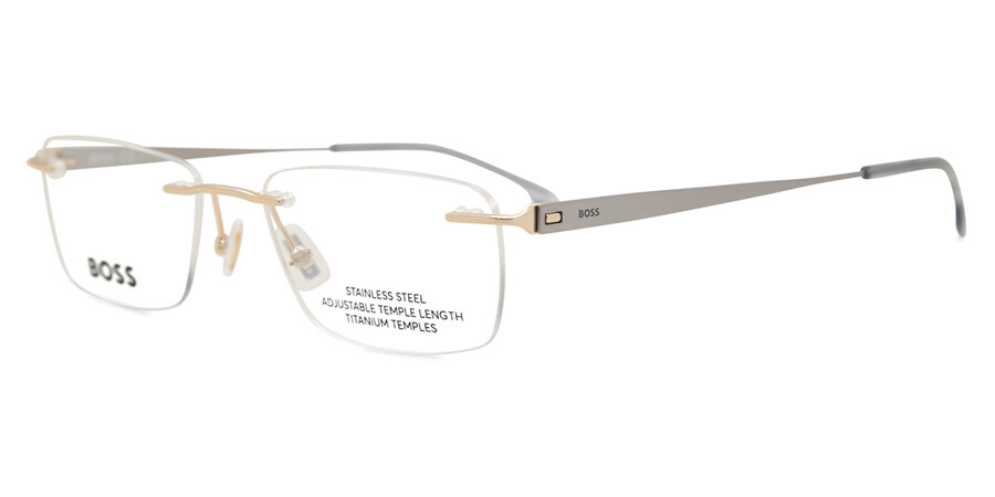 Boss 1423 2F7 Glasses Gold | VisionDirect Australia