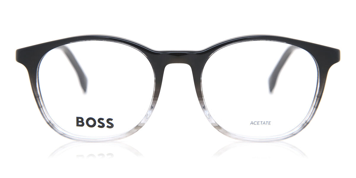Boss 1437 37N Glasses Black Horn | VisionDirect Australia