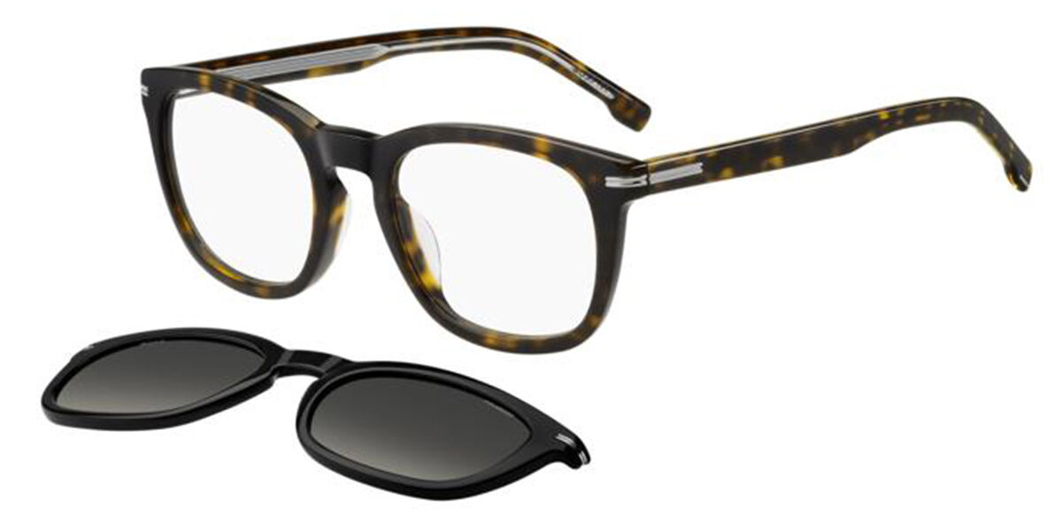 BOSS 1725/G/CS Asian Fit with Clip-On WR7/LB glasses | Buy online now | Vision Direct AU