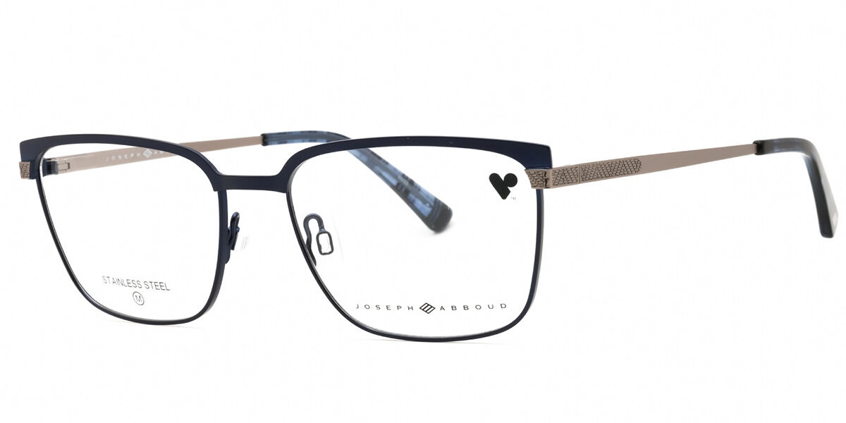 Joseph Abboud JA4111 414 Rectangle Navy Blue Frame Eyeglasses ...