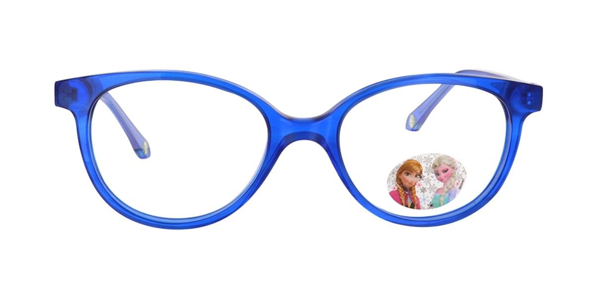 Disney Princess DPAA106 Kids C66 Oval Transparent Blue Eyeglasses ...