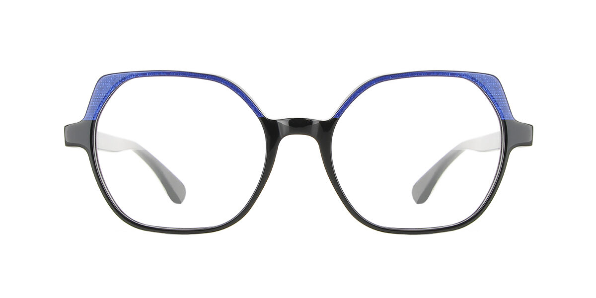 VANNI V1629 A941 Eyeglasses in Black Top Blue | SmartBuyGlasses USA