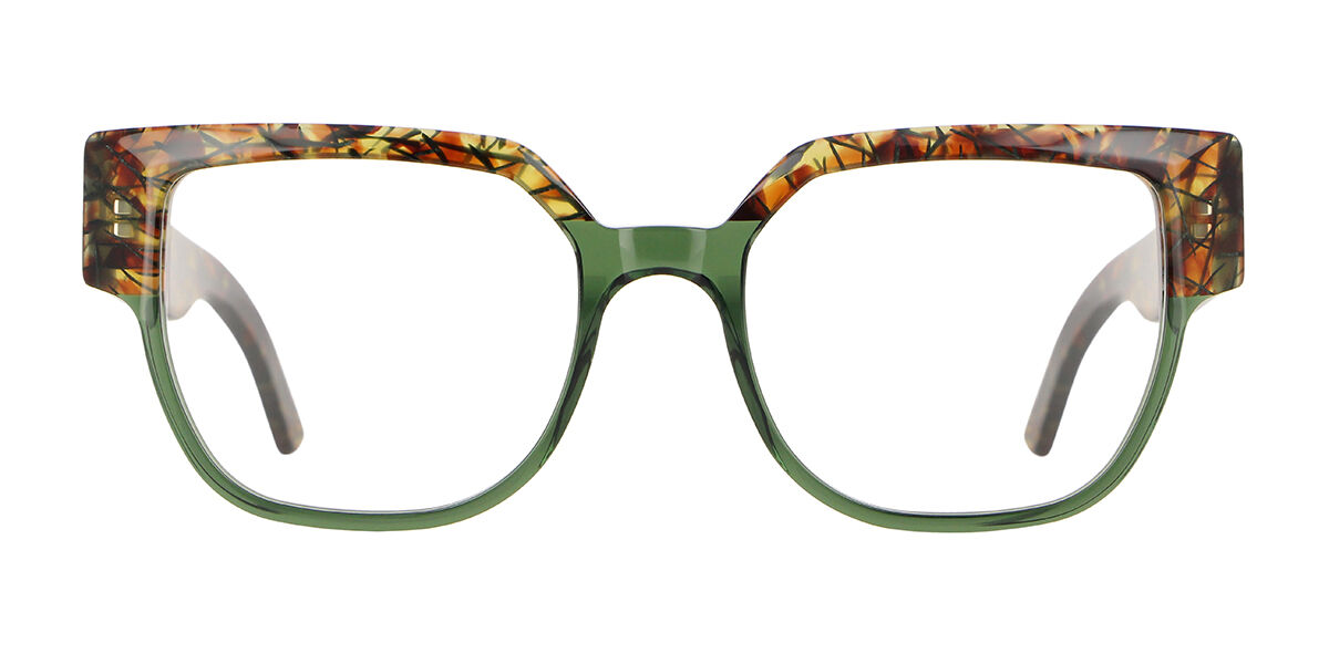 VANNI V1666 A639 Eyeglasses in Transparent Green Top Tortoise | SmartBuyGlasses USA