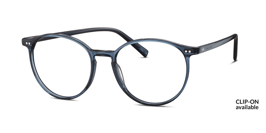 Marc O'Polo 503154 with Clip-on 77 Oval Transparent Blue Frame ...