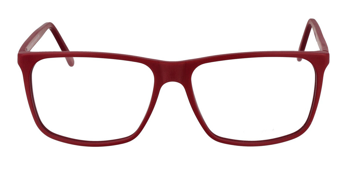 ANDY WOLF 4527 G Rectangle Red Frame Eyeglasses | SmartBuyGlasses UK